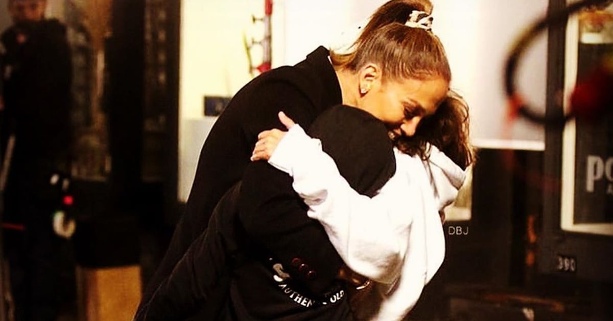 Jennifer Lopez's Kids Surprise Her With Hugs on Set | Photo | POPSUGAR ...
