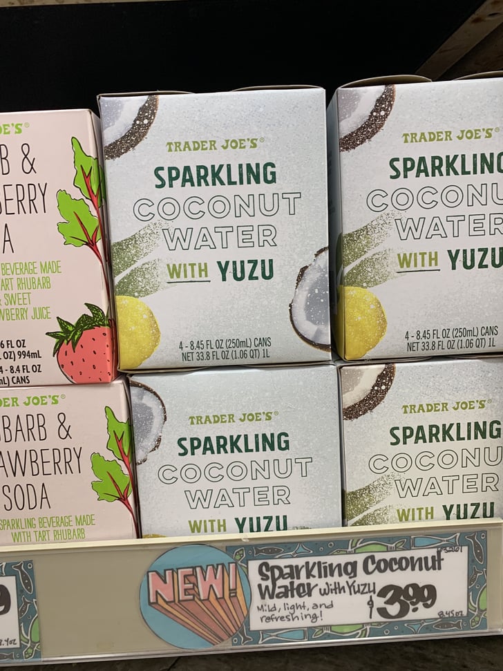 Trader Joe's Sparkling Coconut Water With Yuzu | The Best Products From Trader Joe's | POPSUGAR ...