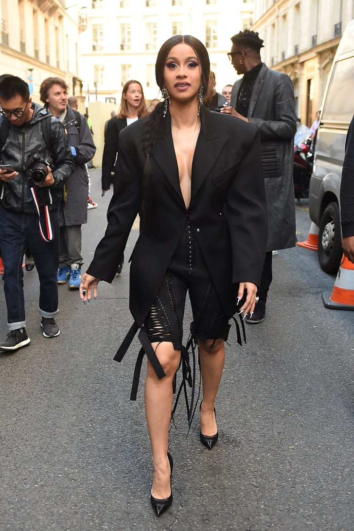 Cardi B | Celebrities in the Front Row at Fashion Week Spring 2019 ...