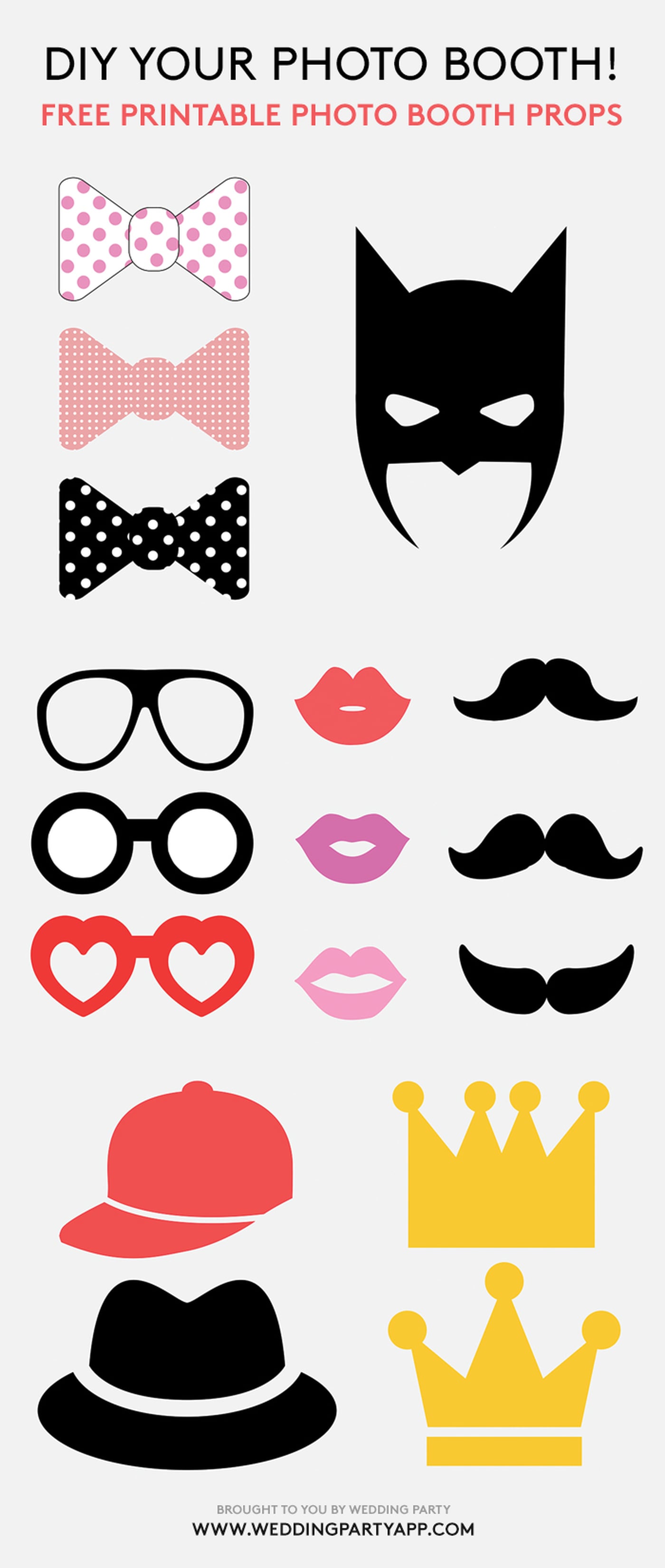 Free Wedding Photo-Booth Printables | PS Smart Living