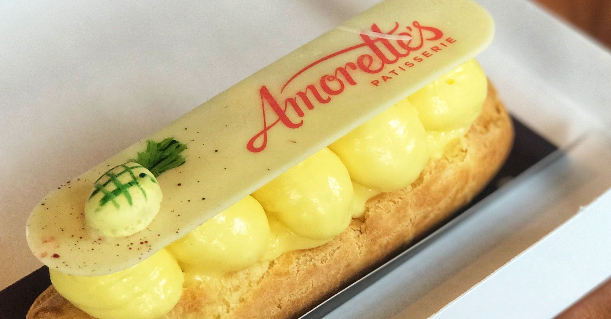 Pineapple Eclairs at Disney Springs Amorette's Patisserie | PS Food