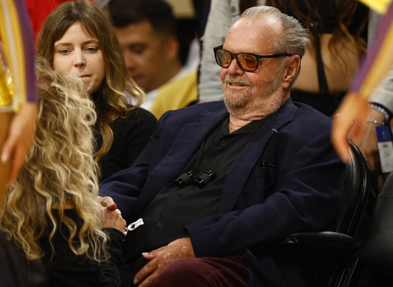 Jack Nicholson Makes Rare Public Appearance at Lakers Game | POPSUGAR ...
