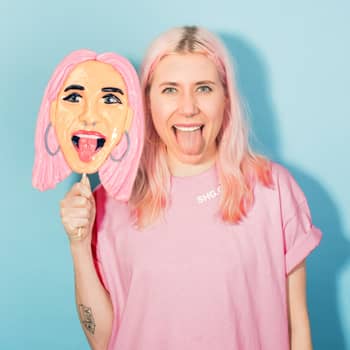 Life-Size Face Lollipop | PS Food