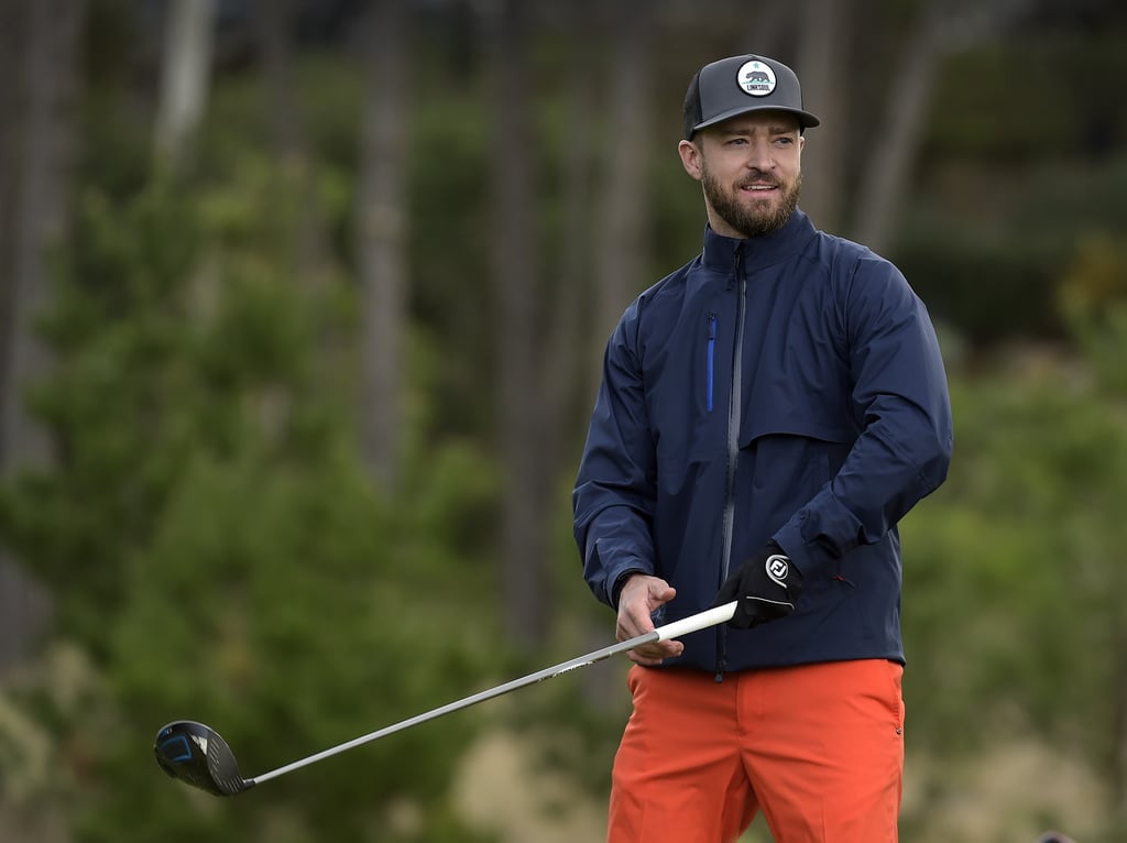 Justin Timberlake at the Pebble Beach Pro-Am 2017 | Pictures | POPSUGAR ...