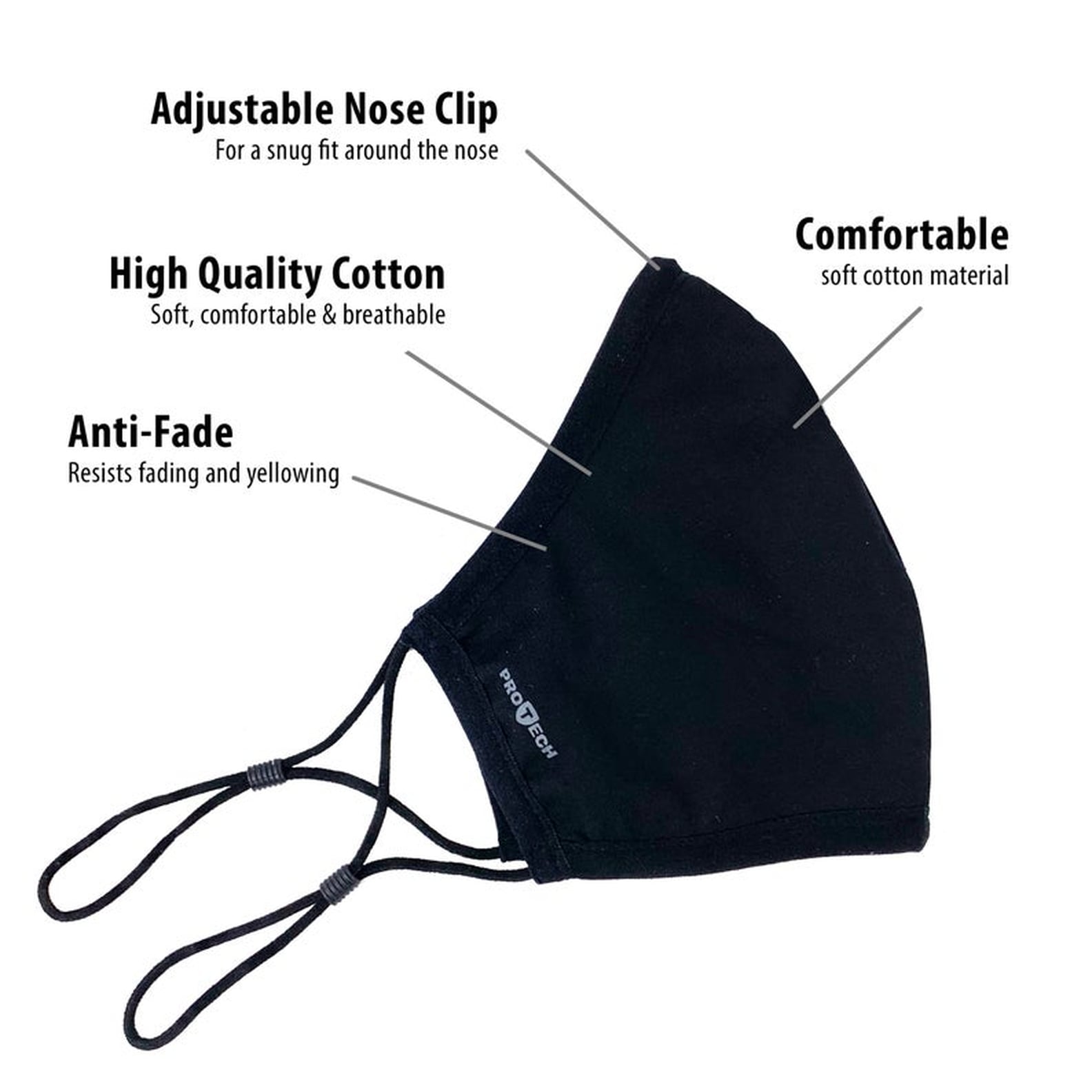 Kids' Face Masks With Nose Wires | PS Family