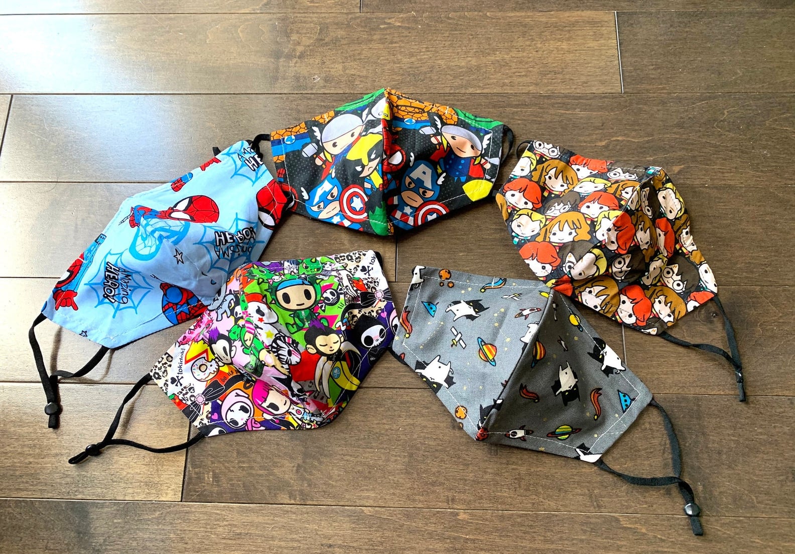 Kids' Face Masks With Nose Wires | PS Family
