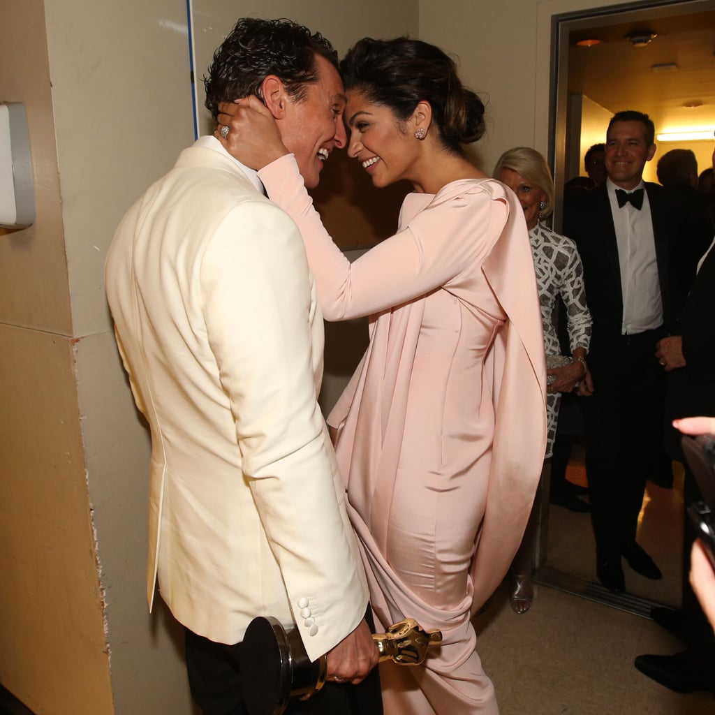Matthew McConaughey and Wife Camila Alves at Oscars | POPSUGAR Celebrity