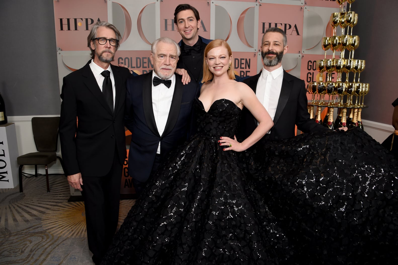 See the Cast of Succession at the Golden Globes | POPSUGAR Celebrity