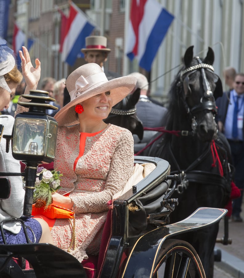 Queen Maxima's Orange Dress June 2016 | PS Fashion