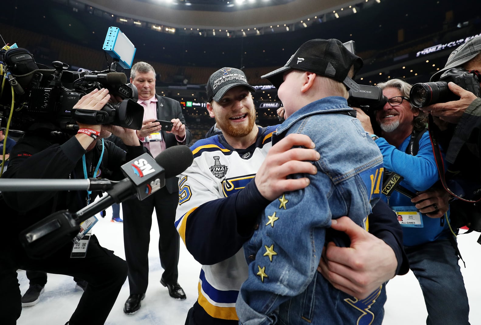 Laila Anderson St. Louis Blues Superfan at Stanley Cup | PS Family