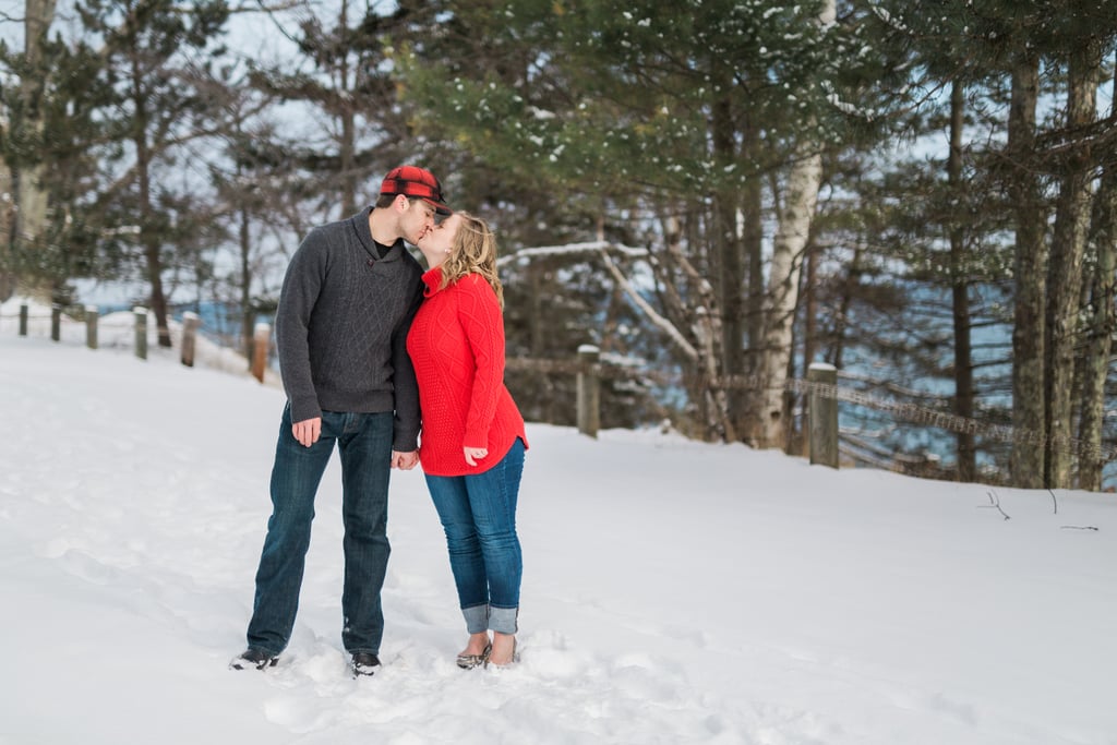 Winter Engagement Session | POPSUGAR Love & Sex