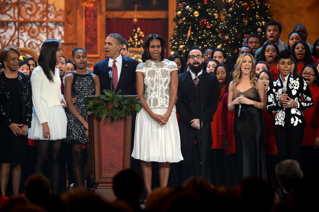 Malia and Sasha Obama's Pictures With Celebrities | POPSUGAR Celebrity