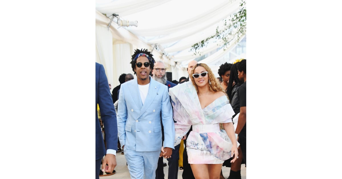 Beyonce And Jay Z At Roc Nation Brunch 2019 Popsugar Celebrity Photo 13