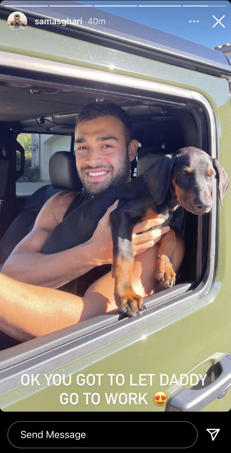 Sam Asghari Surprised Britney Spears With an Adorable Puppy | PS Celebrity