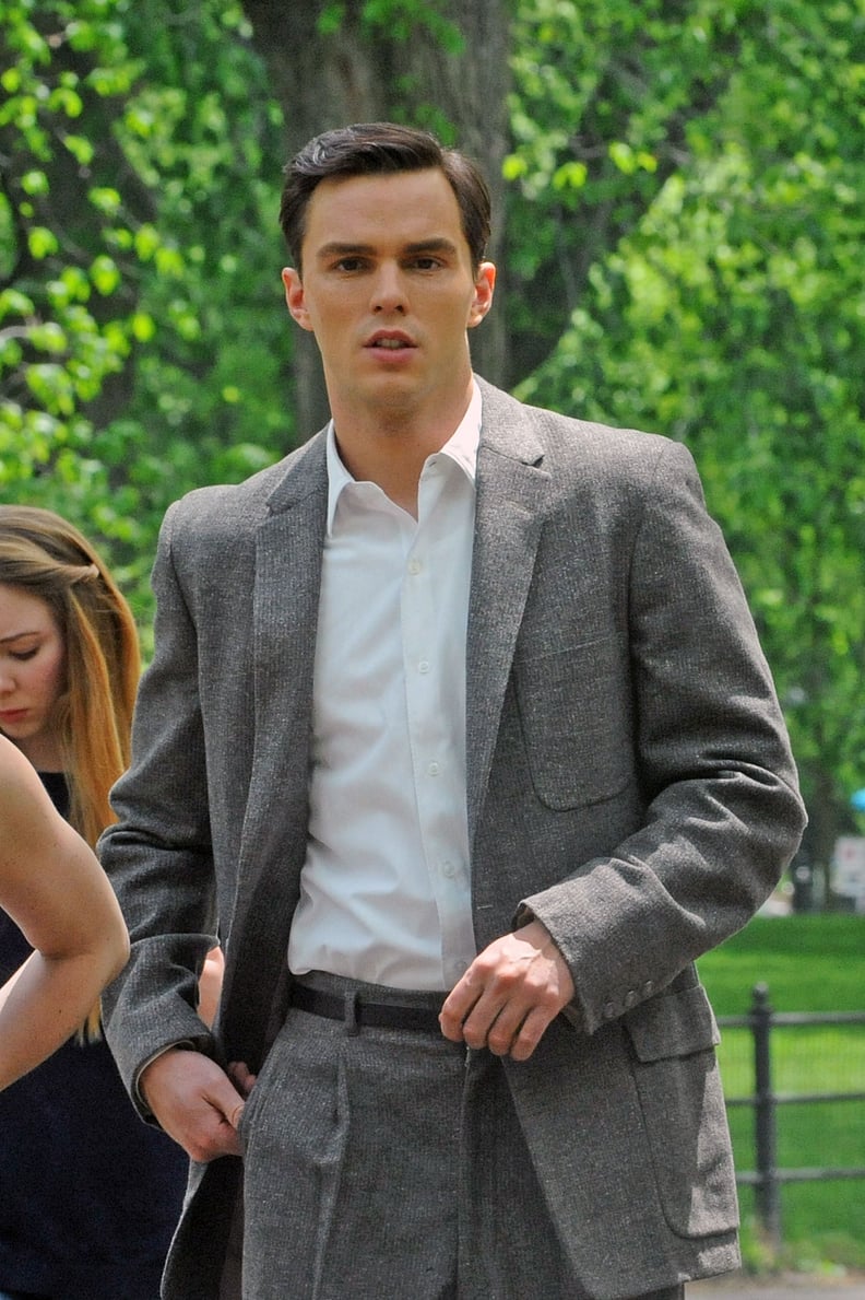 Nicholas Hoult Grey Suit