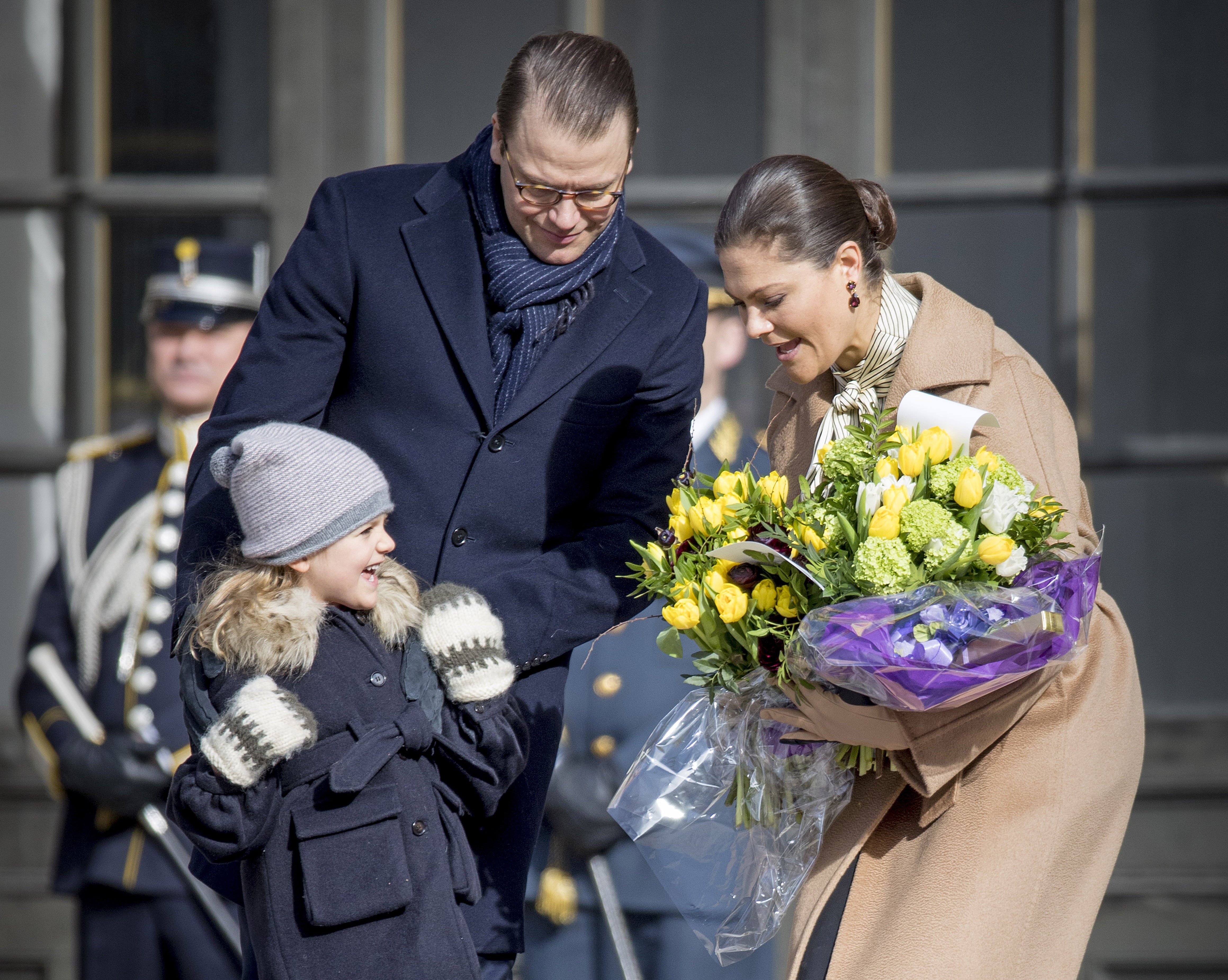 Princess Victoria and Family at Name Day Ceremony March 2017 | PS Celebrity