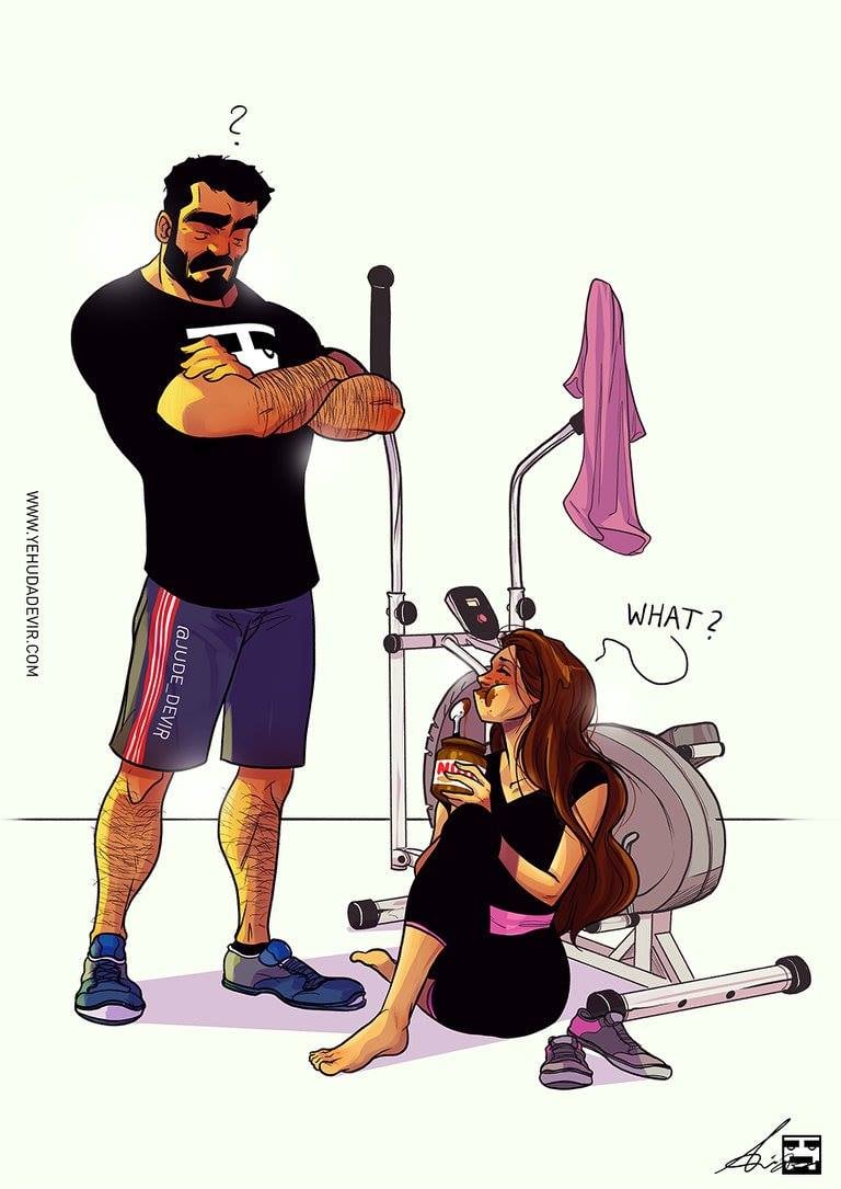 Artist Draws What Marriage With His Wife Looks Like | PS Love