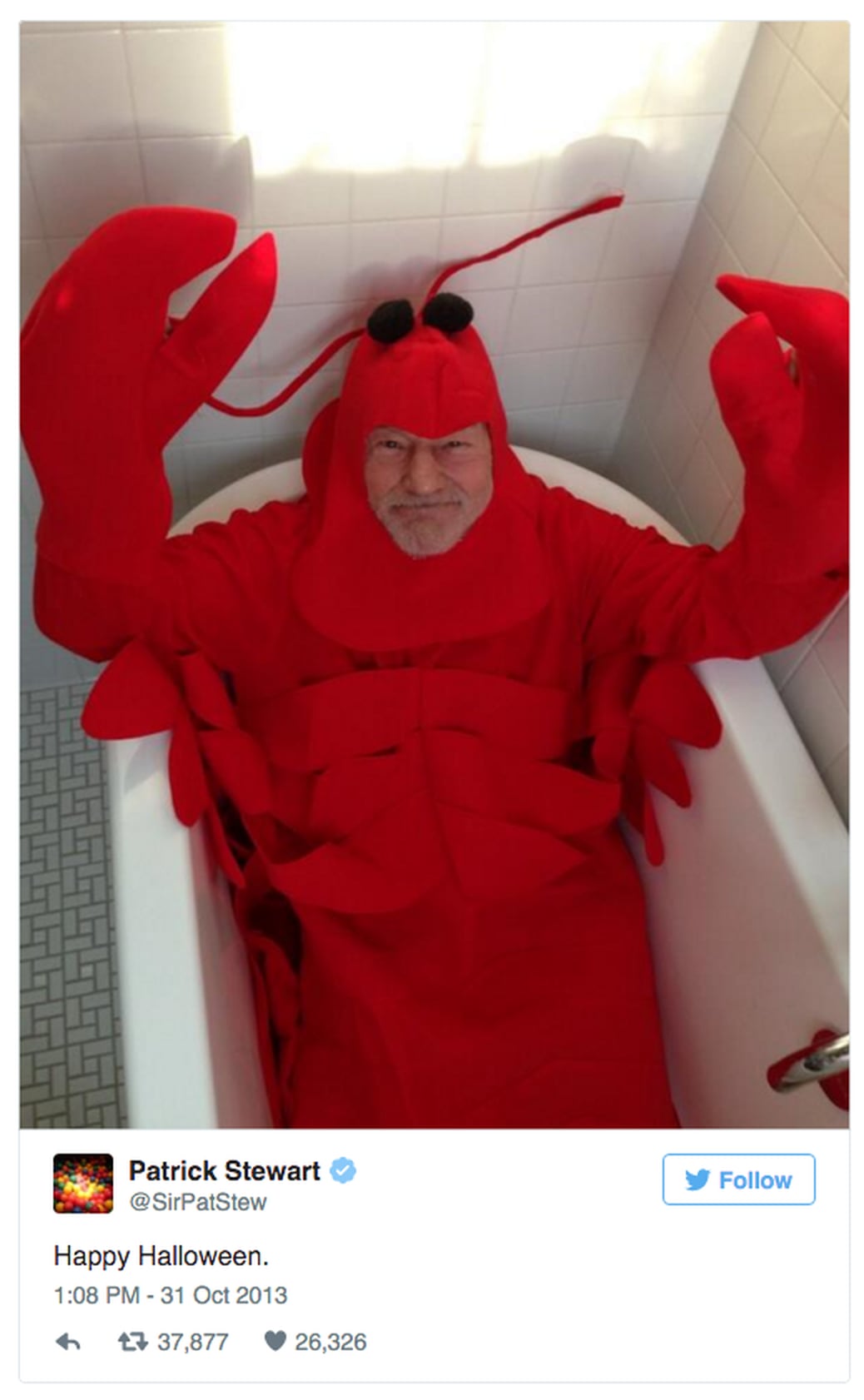 Funny Patrick Stewart Tweets | PS Celebrity