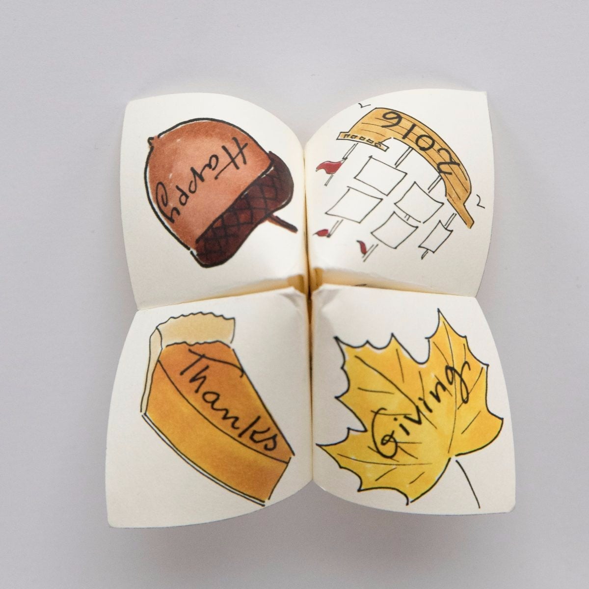 Thanksgiving Cootie Catcher | PS Family