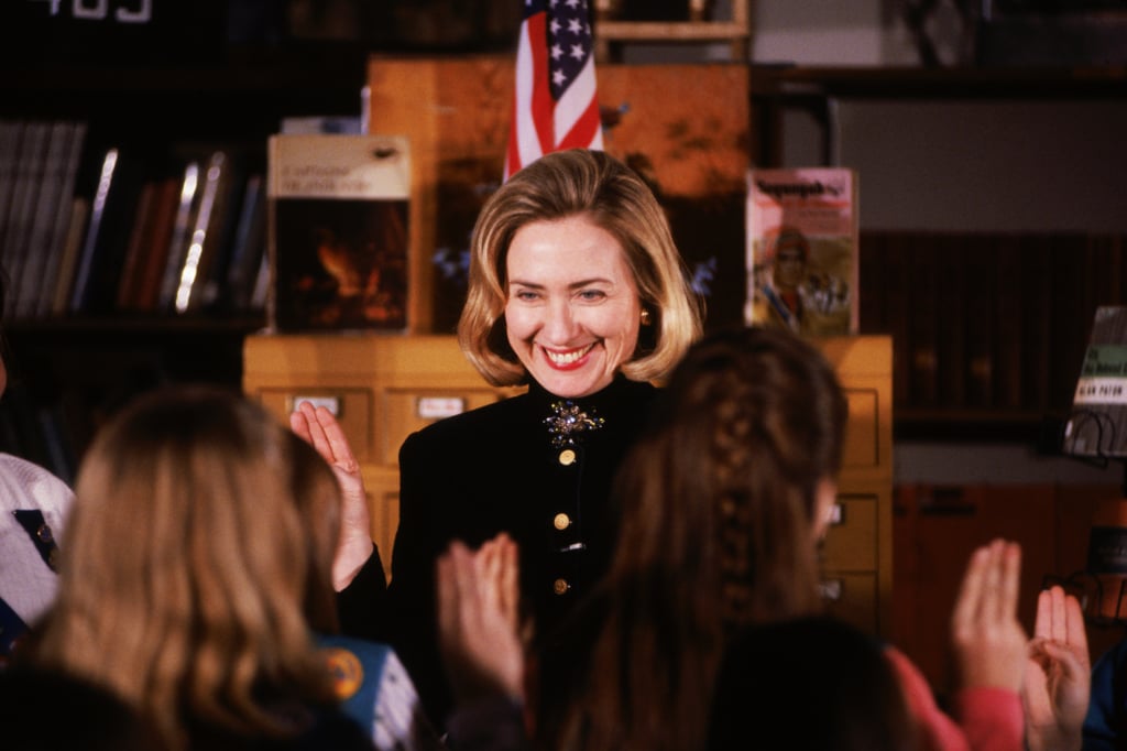 January 1990 | Hillary Clinton Hair Evolution | POPSUGAR Beauty Photo 5