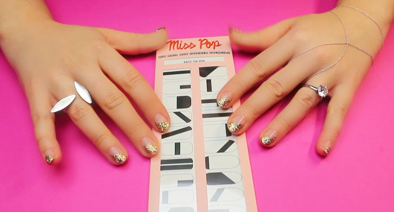 Miss Pop Metallic Nail Art Tattoos | PS Beauty