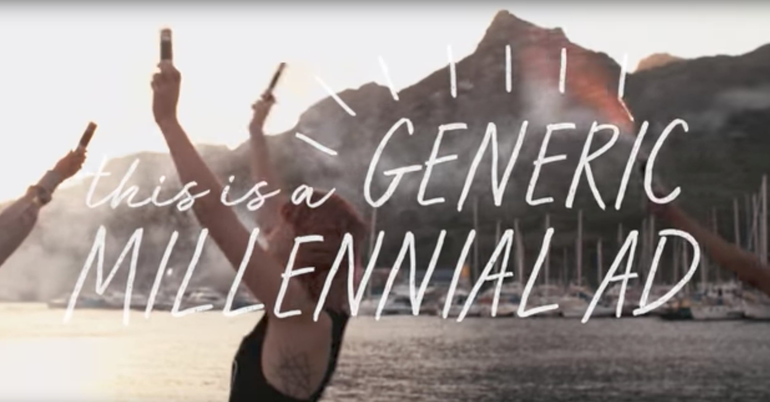 "Generic Millennial Ad" Video | POPSUGAR News