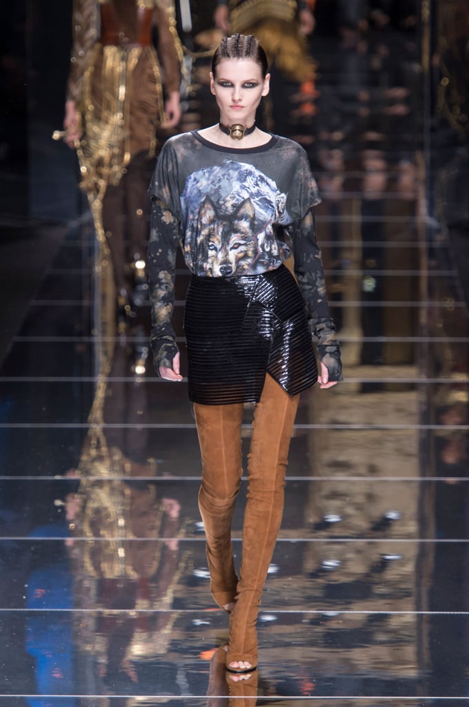 Balmain Fall 2017 Collection | POPSUGAR Fashion