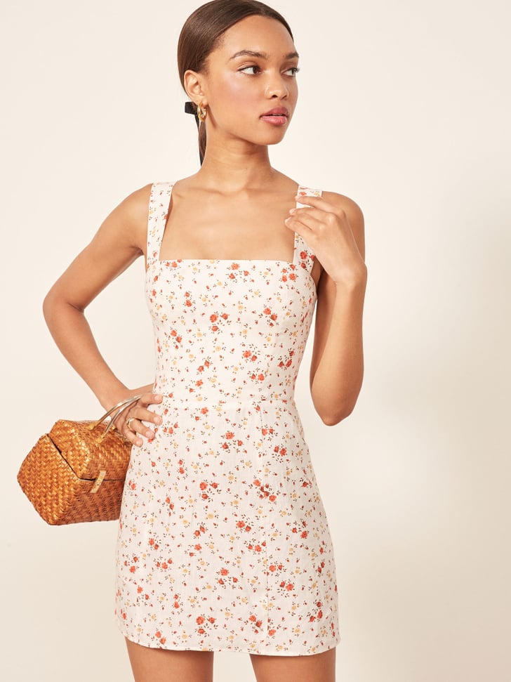 Reformation Brigitte Dress | Reformation Mini Dress on Sale | POPSUGAR ...
