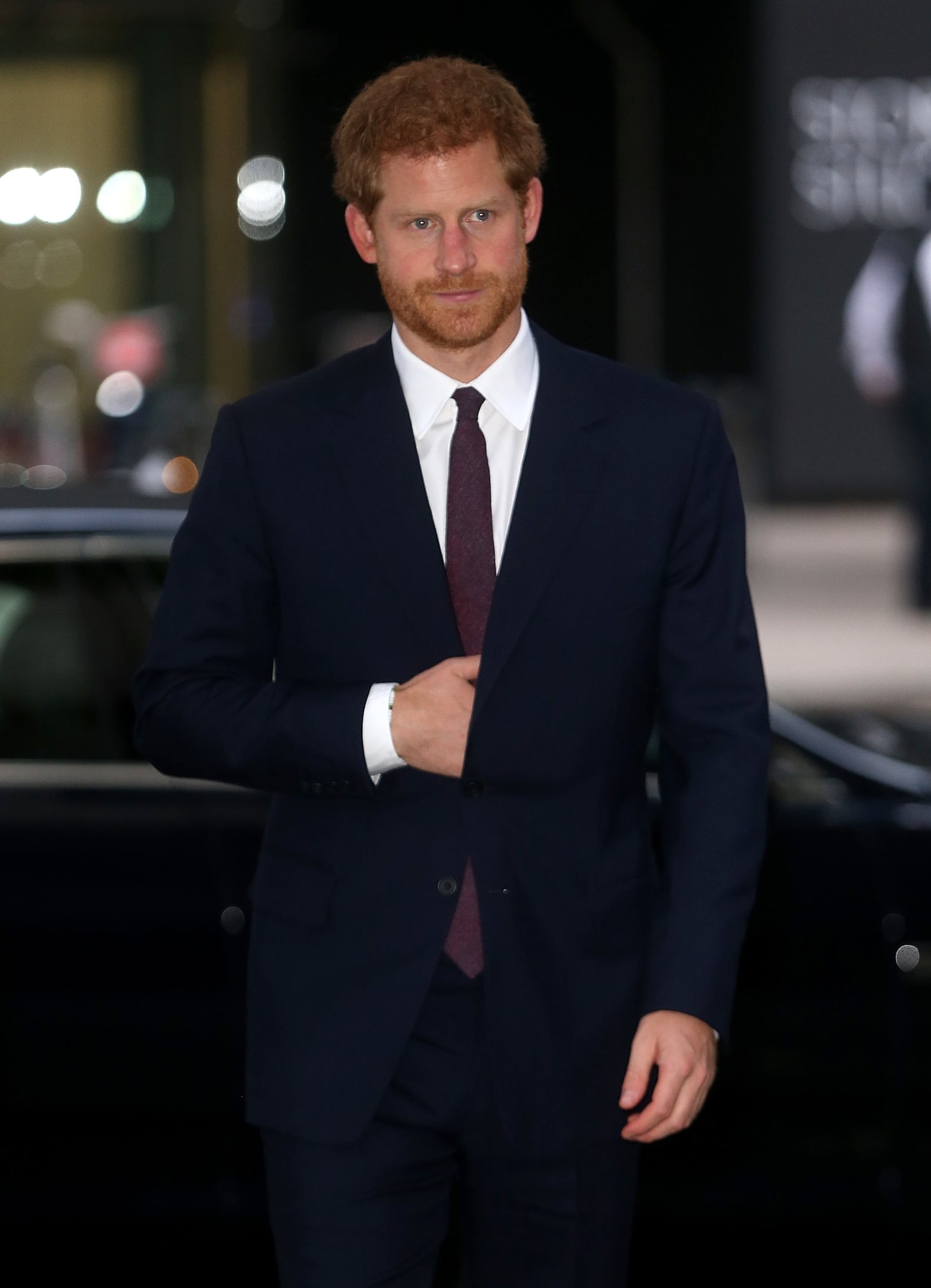 Prince Harry Hand Gesture Pictures Popsugar Celebrity