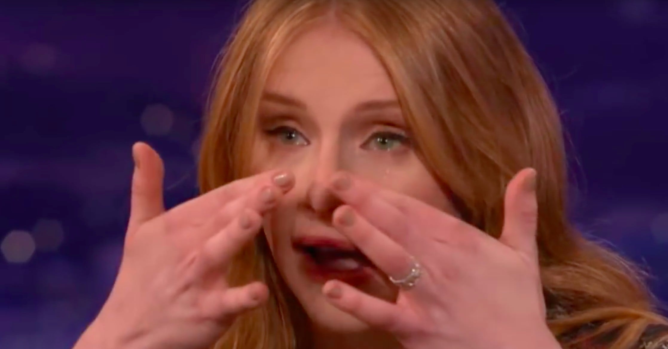 Bryce Dallas Howard Crying on Conan October 2016 | POPSUGAR Celebrity