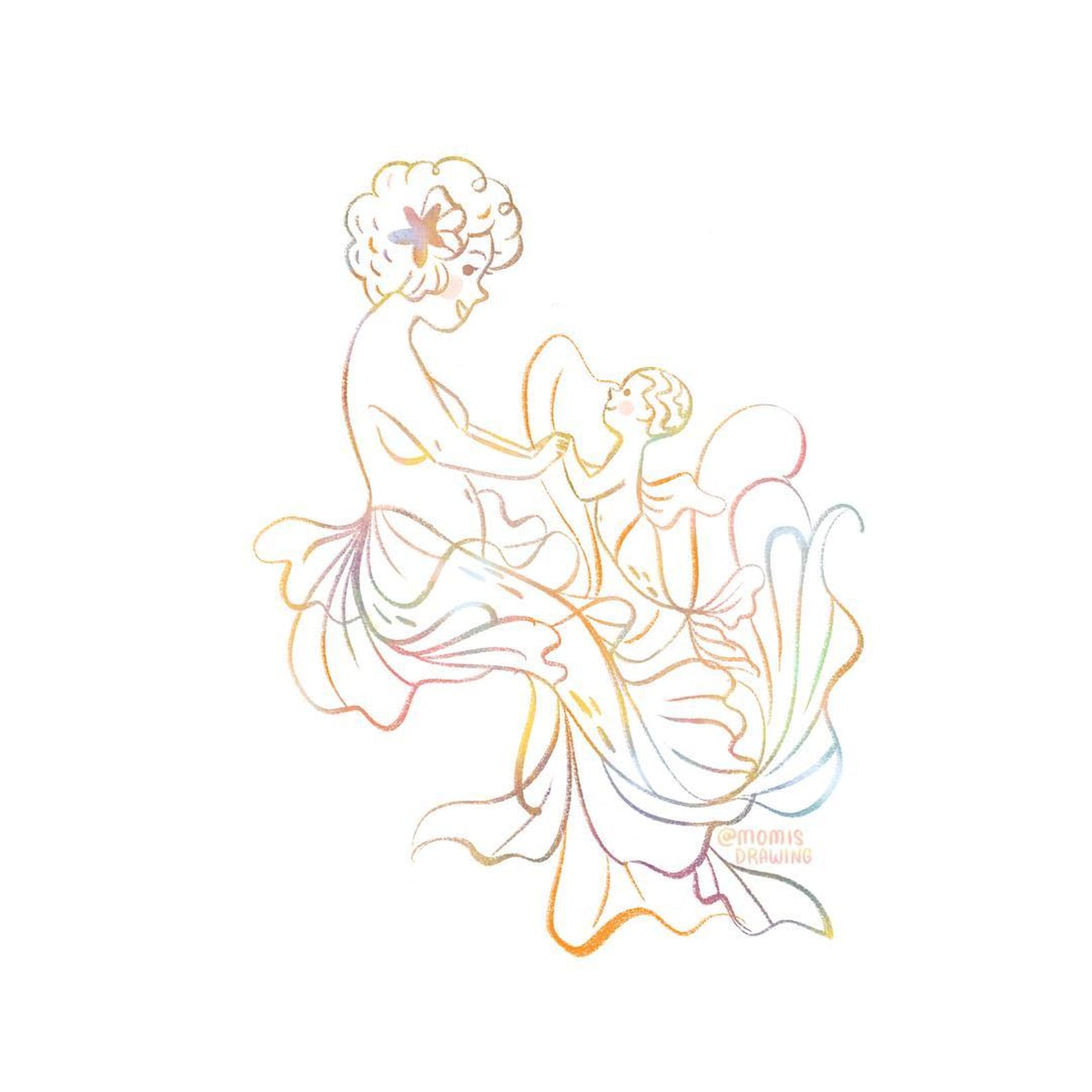 Artist Draws Moms as Mermaids | PS Family