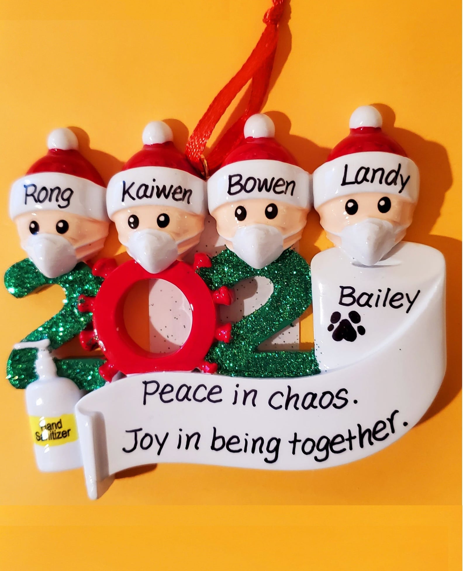 Shop Pandemic-Themed 2020 Christmas Ornaments For Families | PS Family