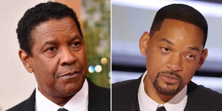 Denzel Washington Comforts Will Smith at the Oscars | POPSUGAR ...