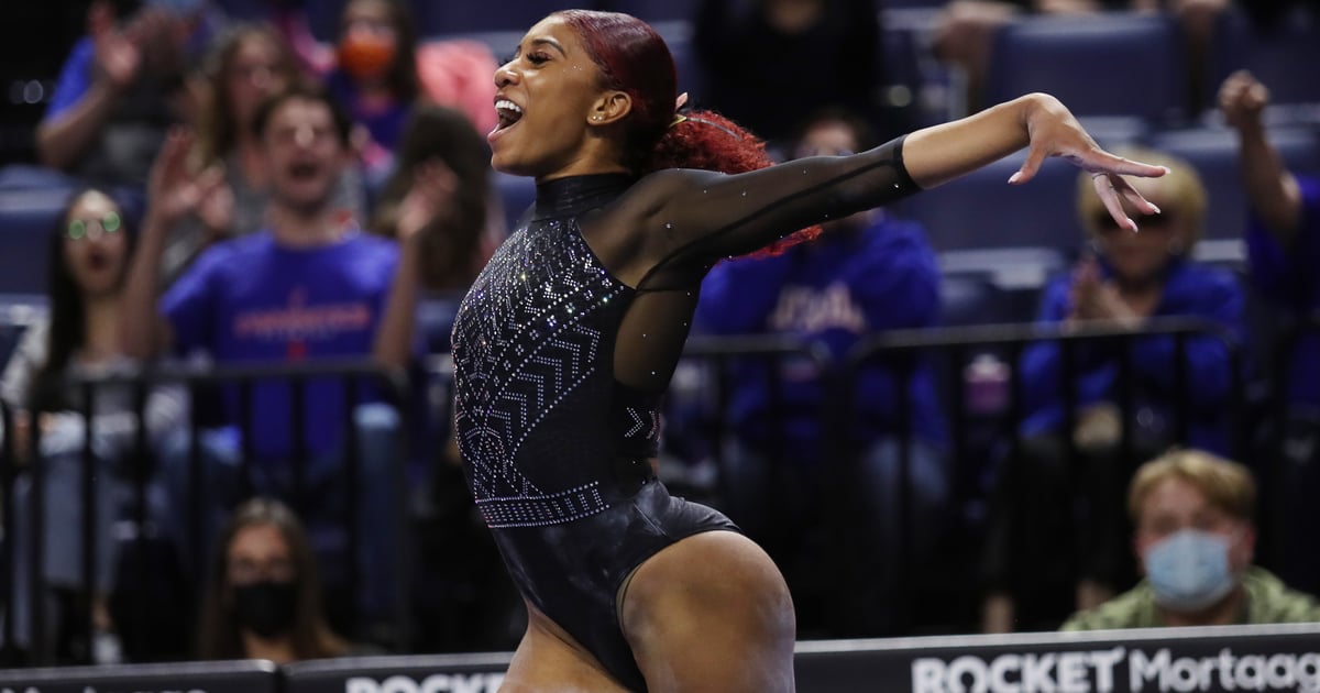 Watch Nya Reed's Perfect-10 Floor Routine | POPSUGAR Fitness