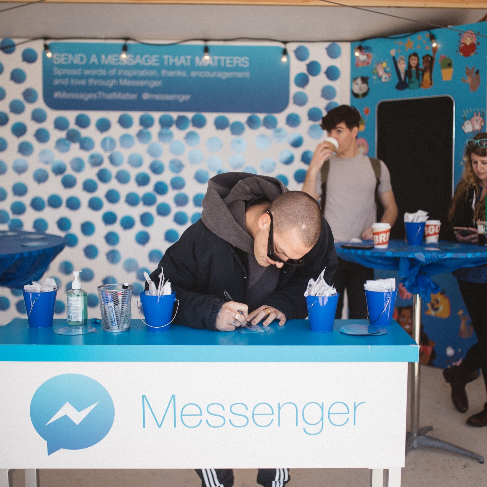 Facebook Messenger Messages That Matter Wall at SXSW 2018 | PS News