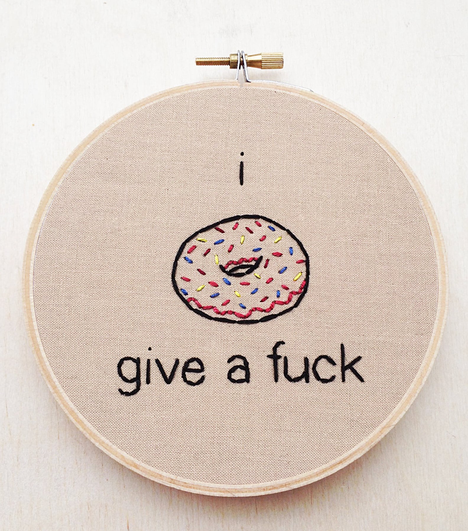 Embroidery Hoops With Curse Words | PS Love