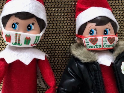Elf on the Shelf Face Masks | POPSUGAR Family