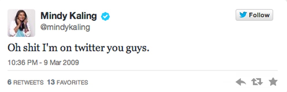 Celebrities' First Tweets | PS Celebrity