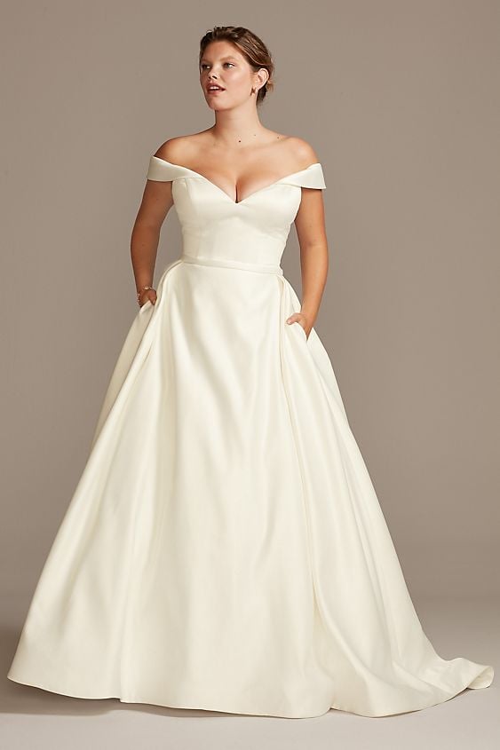 The Brand David s Bridal Best Plus Size Wedding Dress Brands 2020
