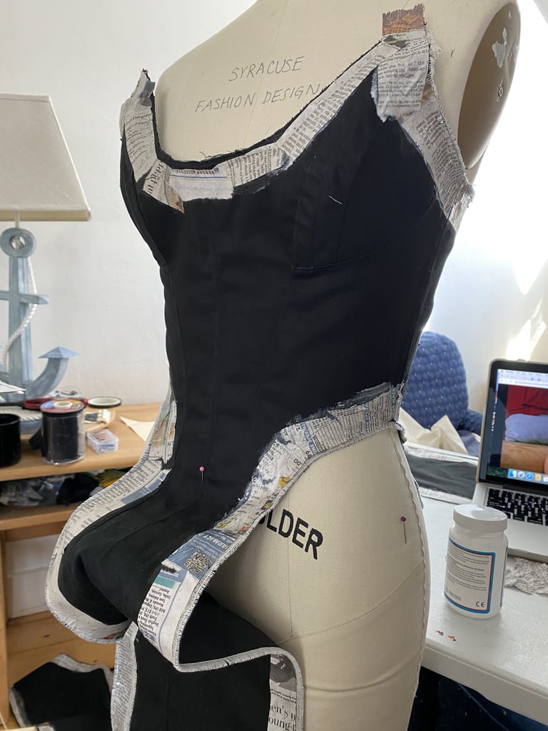 TikTok Designer's Newspaper Dress For Met Gala | Photos | POPSUGAR Fashion