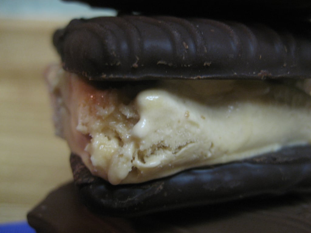 Dulce De Leche Ice Cream & Choco Covered Graham Cracker Sandwiches