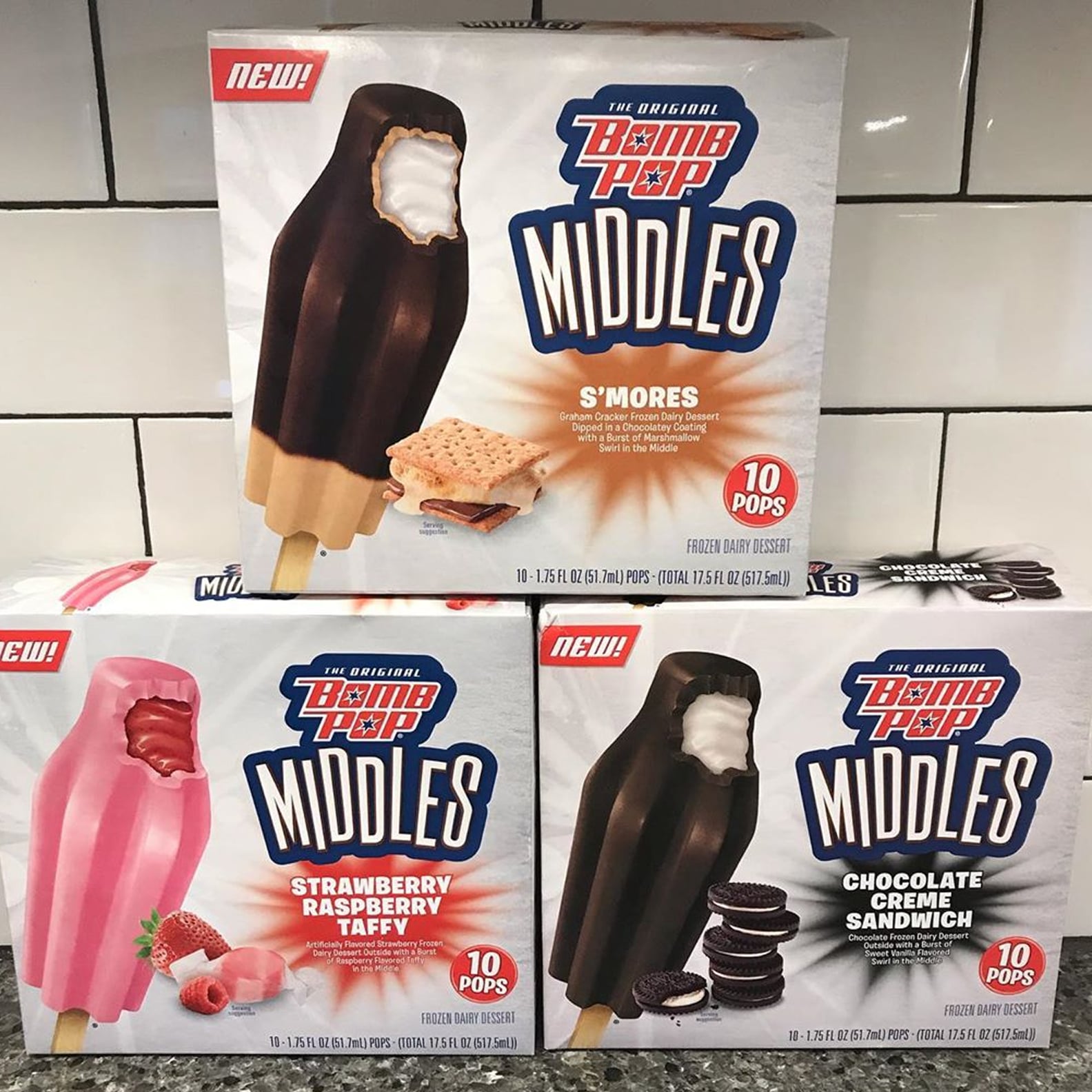 Bomb Pop Middles Frozen Dessert Flavors | PS Food