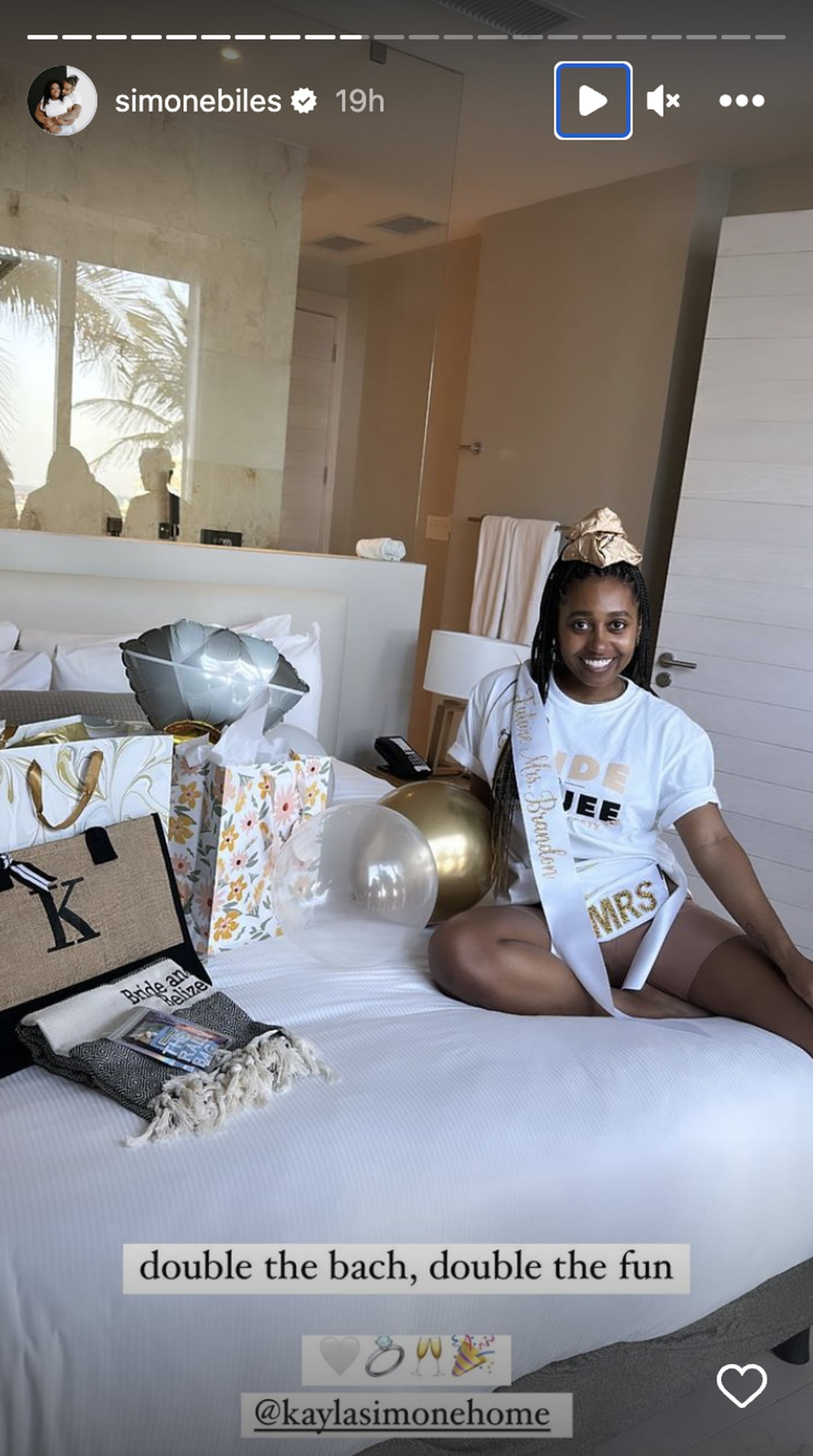 Simone Biles Bachelorette Party in Belize | Pictures | PS Celebrity