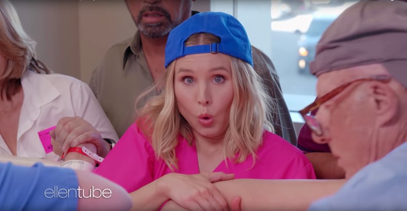 kristen bell giving birth