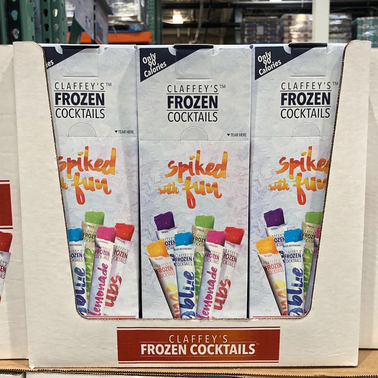 Claffey's Frozen Cocktails Alcoholic Ice Pops at Costco | PS Food