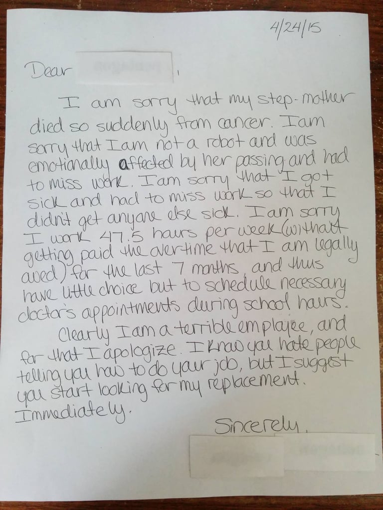 Two Weeks Notice Letter POPSUGAR Money Career two-weeks-notice-letter-popsugar-money-career
