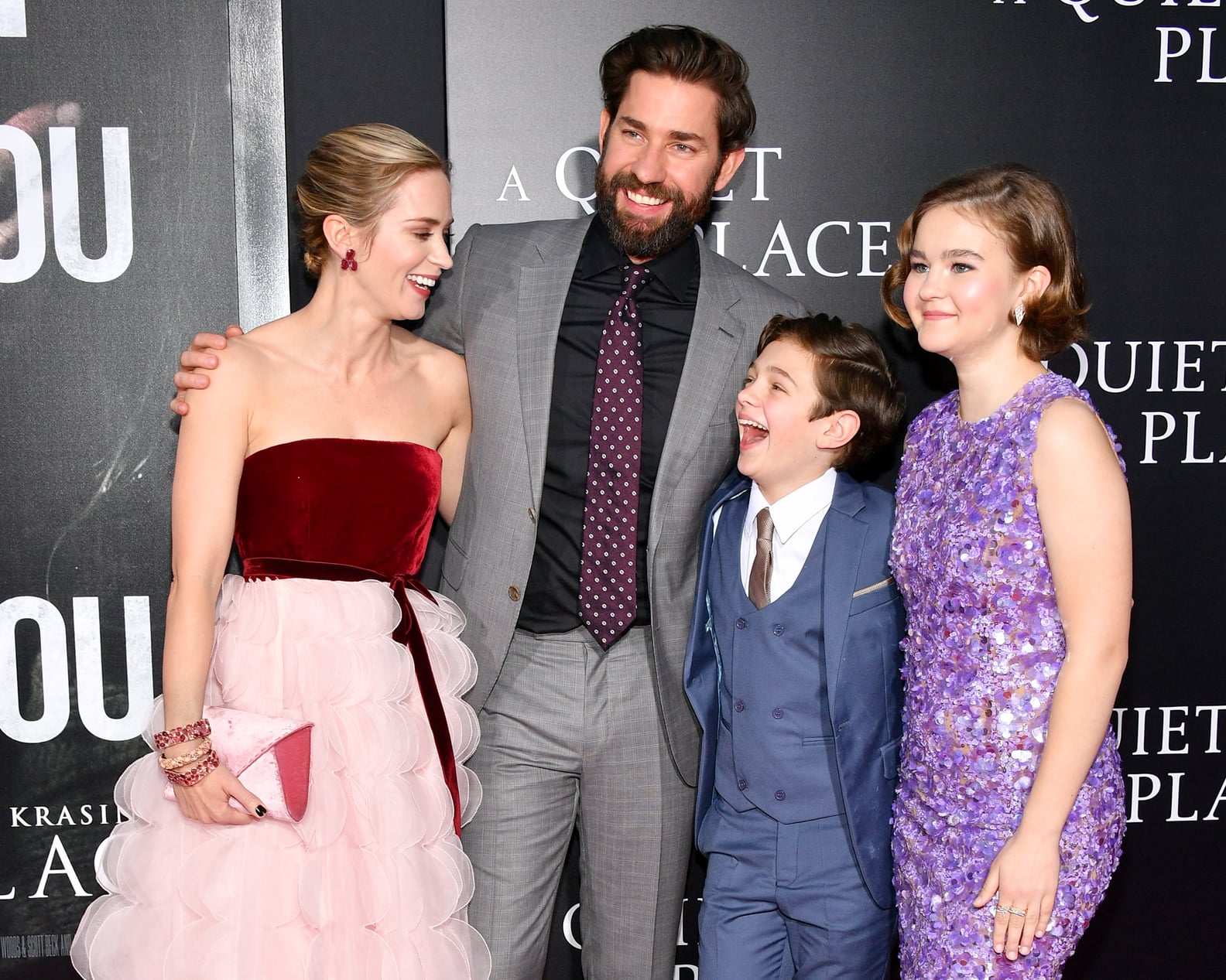 Emily Blunt and John Krasinski at A Quiet Place NYC Premiere | PS Celebrity
