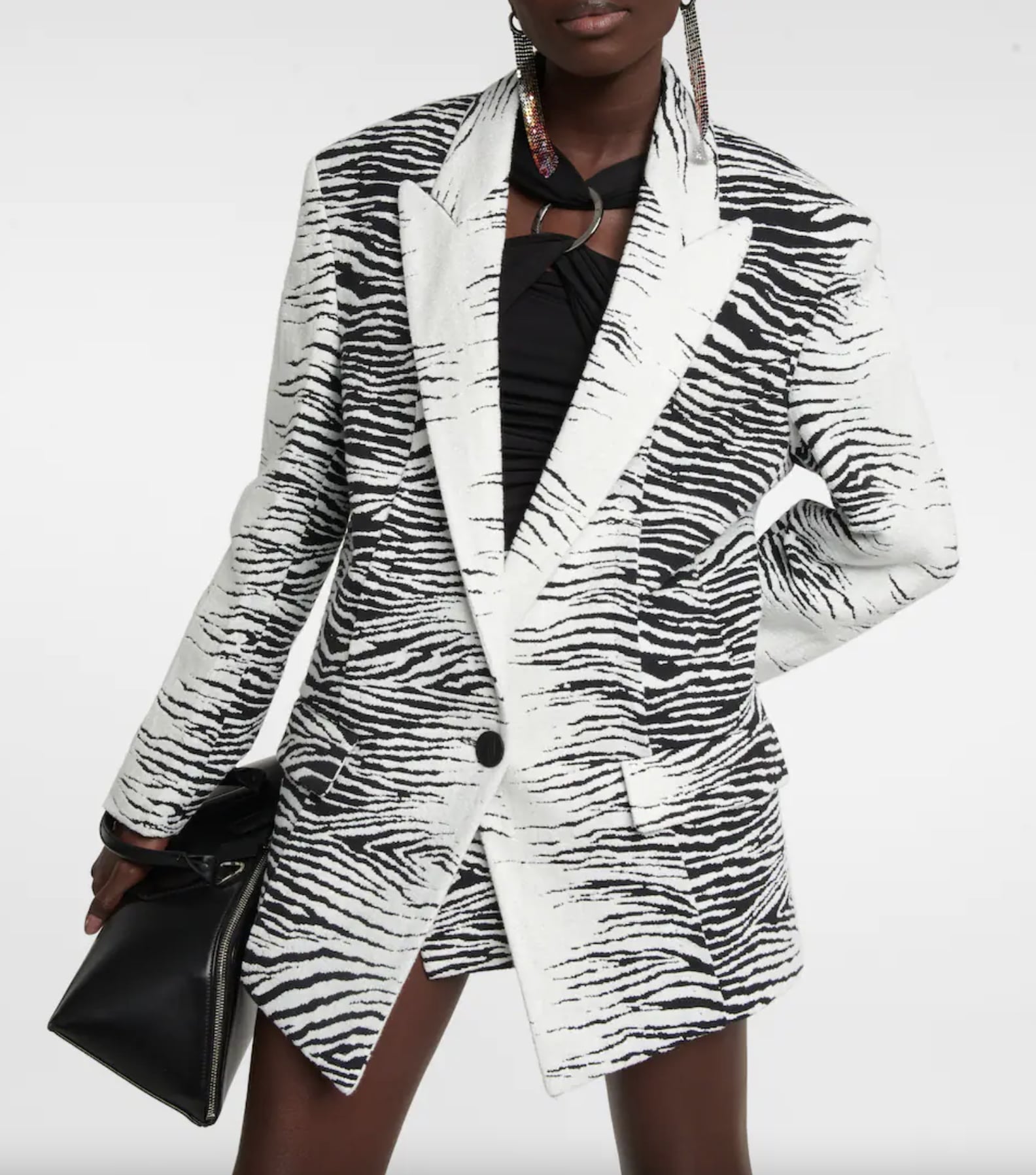 Katy Perry's Zebra Blazer and Skirt on Jimmy Kimmel Live | PS Fashion