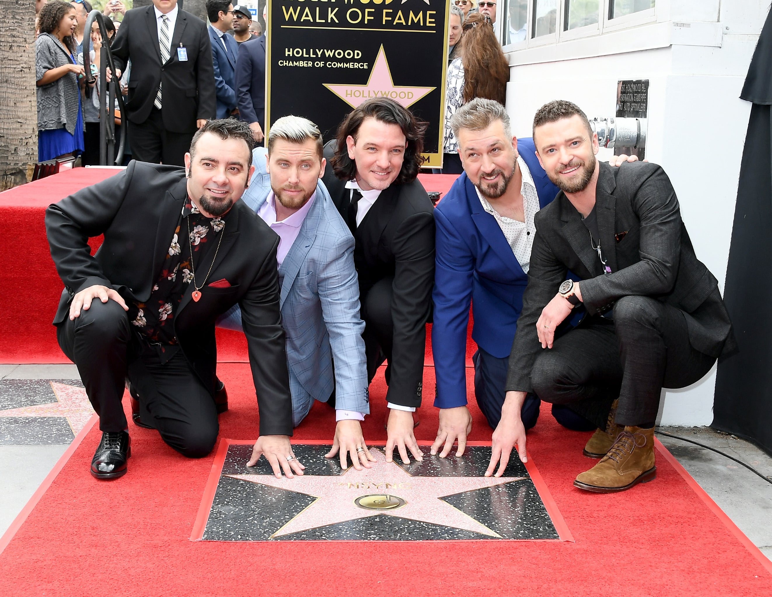 NSYNC Reunion at Hollywood Walk of Fame Ceremony April 2018 | PS Celebrity