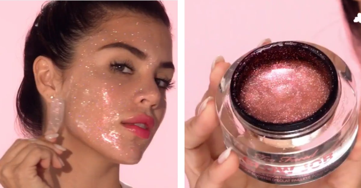 Too Faced Pink Glitter Glow Job Mask | PS Beauty